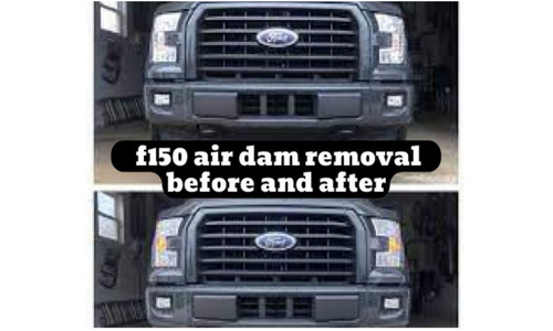 F150 Air Dam Removal Before and After | Carguideinfo.com